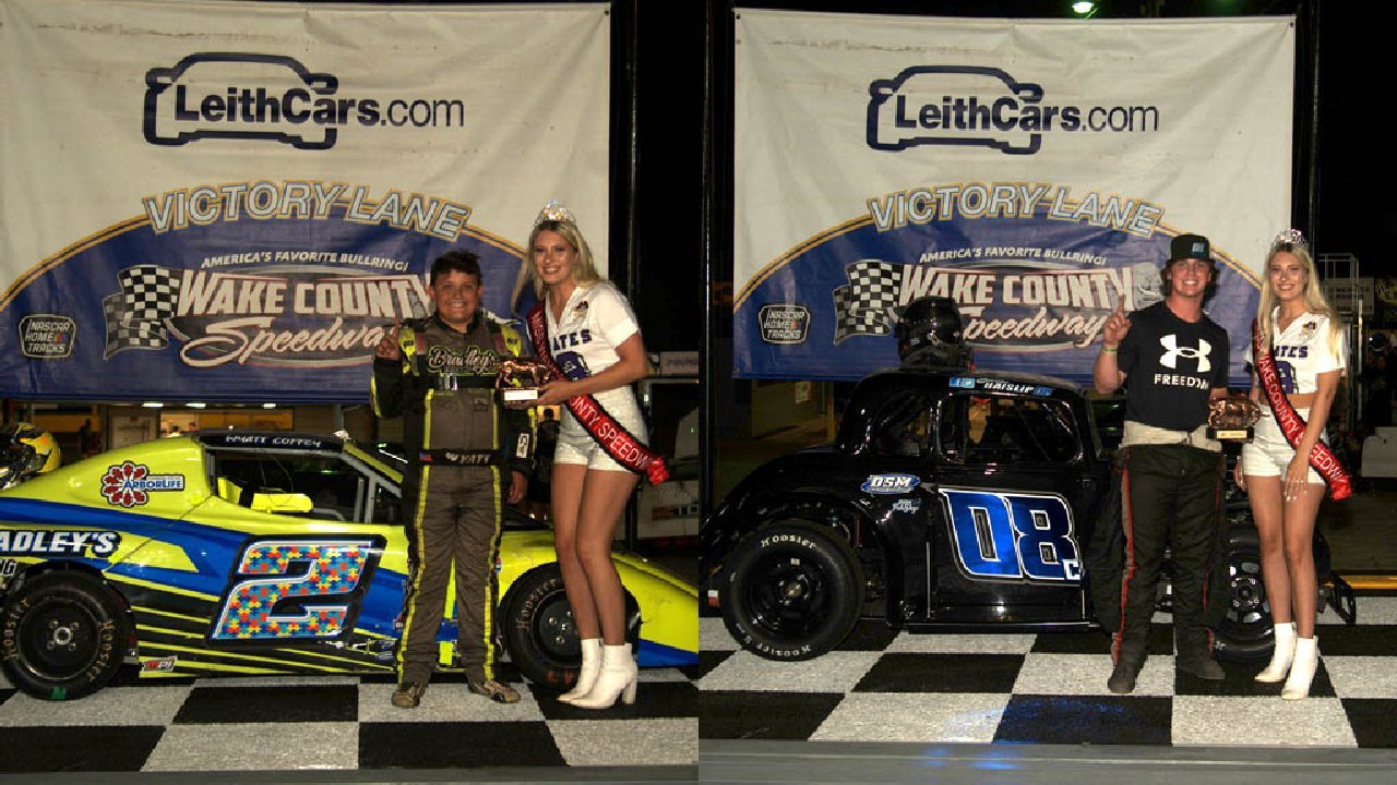 Wyatt Coffey and Carson Haislip Friday Night Winners at Wake County ...