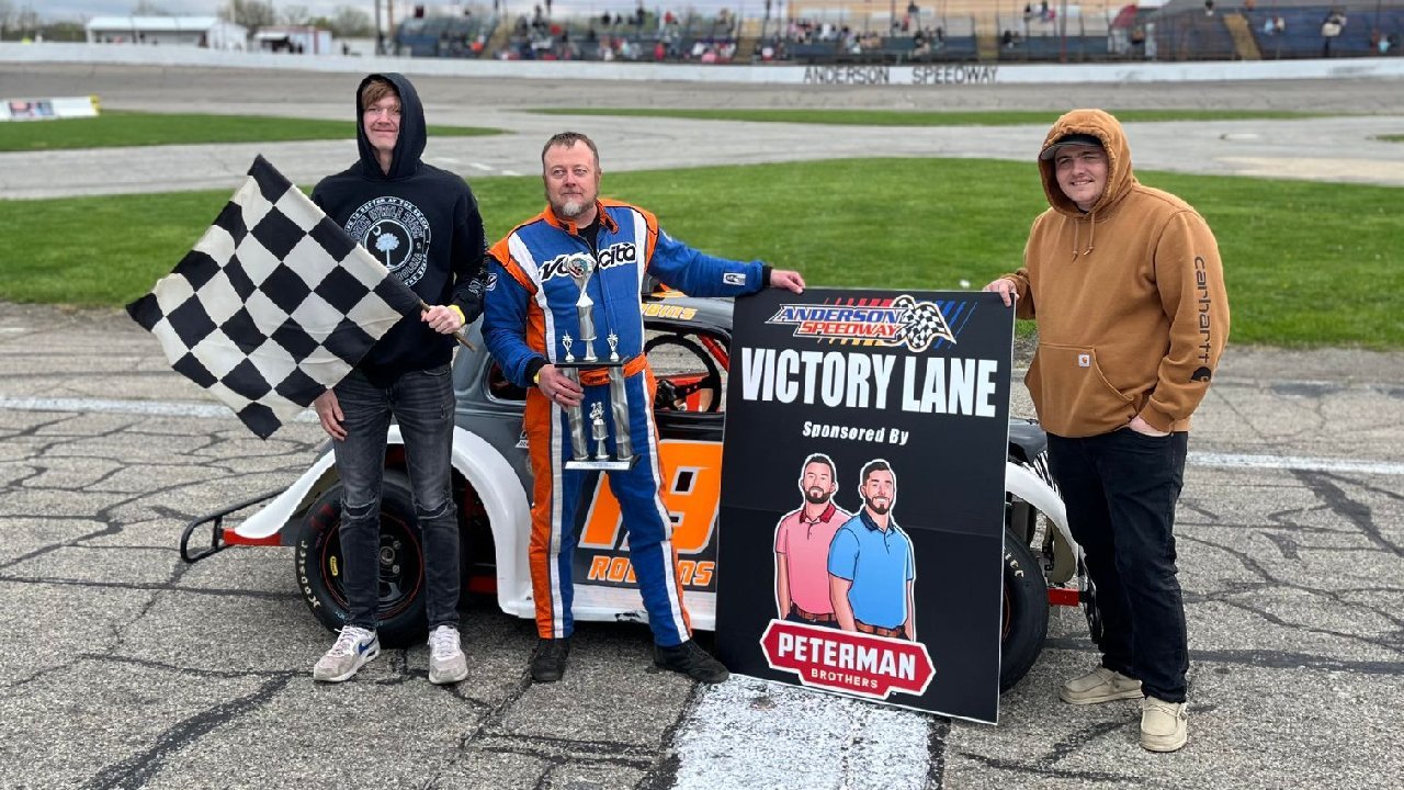 John Robbins Victorious Saturday at Anderson Speedway - Legends Nation