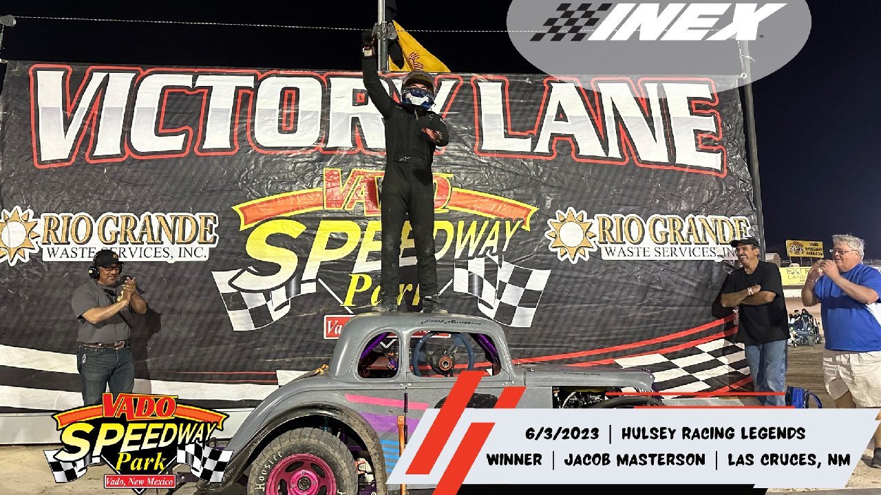 Jacob Masterson the Vado Speedway Park Saturday Winner - Legends Nation