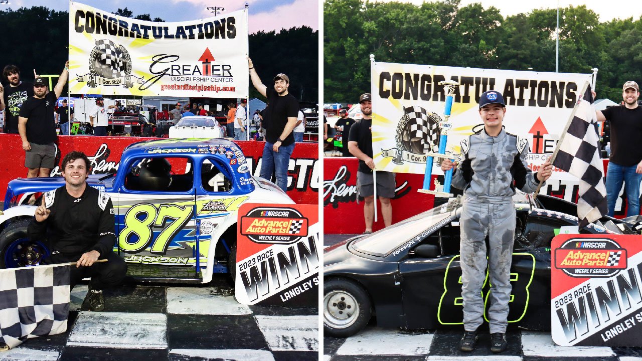 Tommy Jackson Jr and Brian Rundstrom Jr Snag June 17 Langley Speedway ...