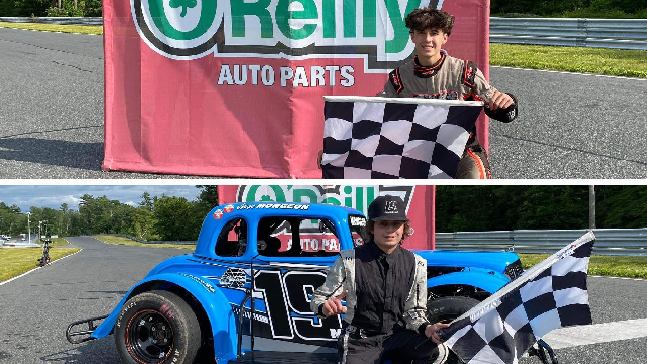 PJ Evans and Jase Mongeon Win Sunday at Thompson Speedway - Legends Nation