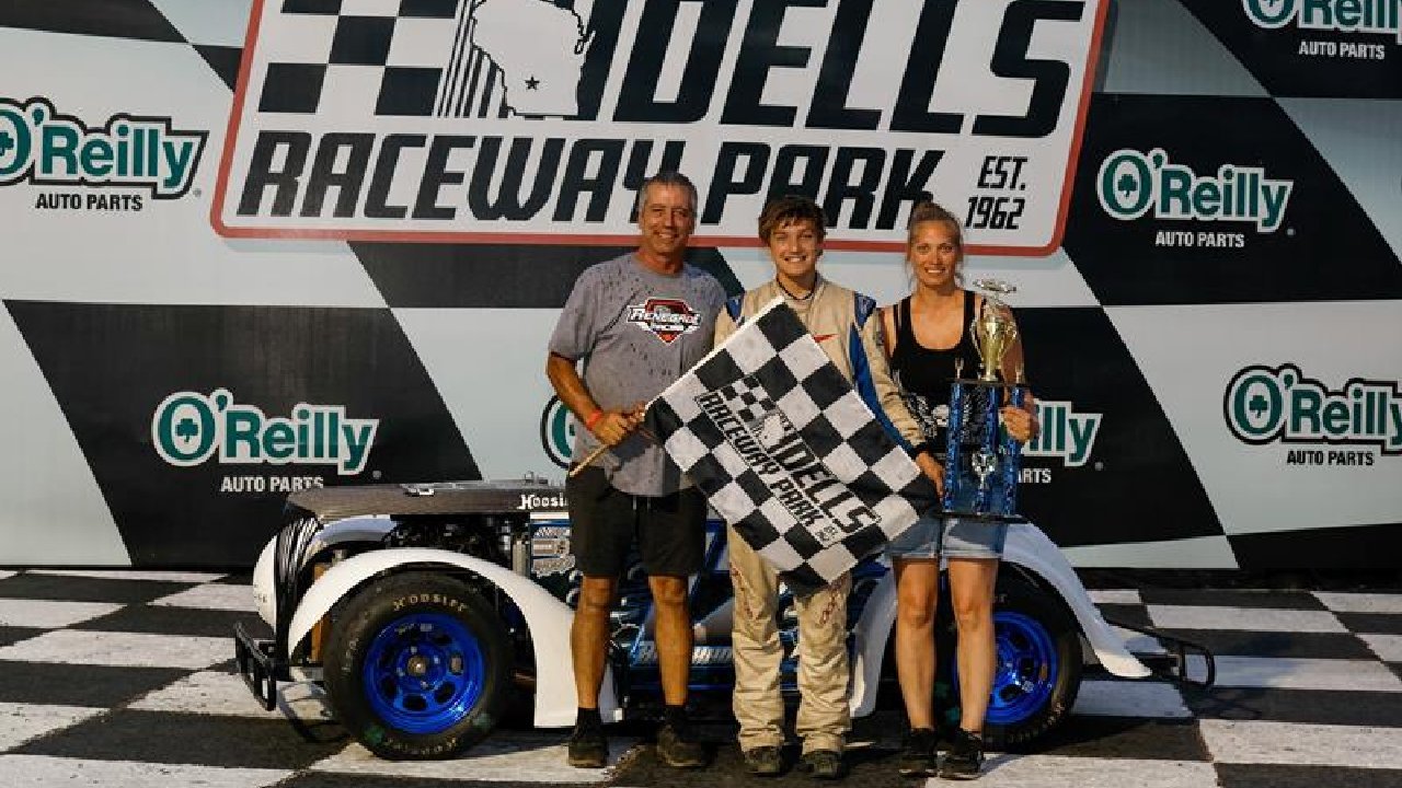 Ayrton Brockhouse Picks Up Dells Raceway Park Saturday Win - Legends Nation