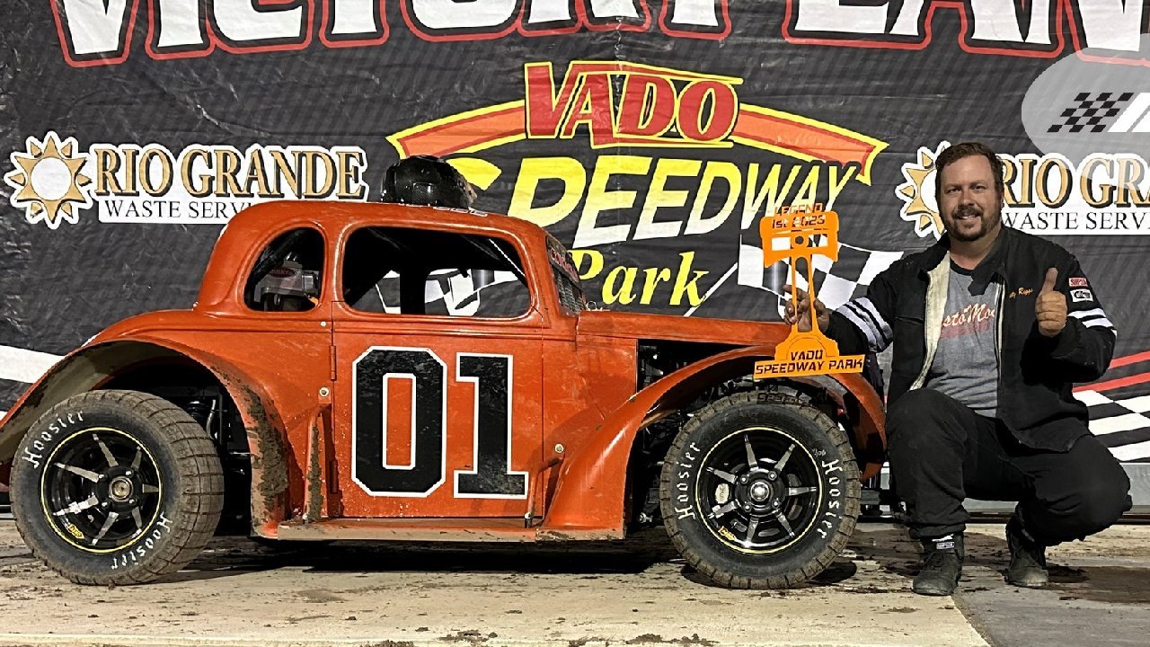 Dusty Riggs the Big Winner Saturday at Vado Speedway Park - Legends Nation