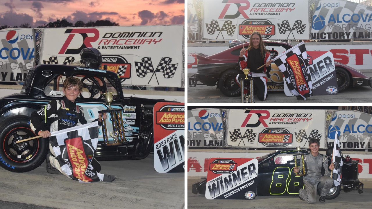 Johnson, Rundstrom Jr, and Weddell Win Saturday at Dominion Raceway ...
