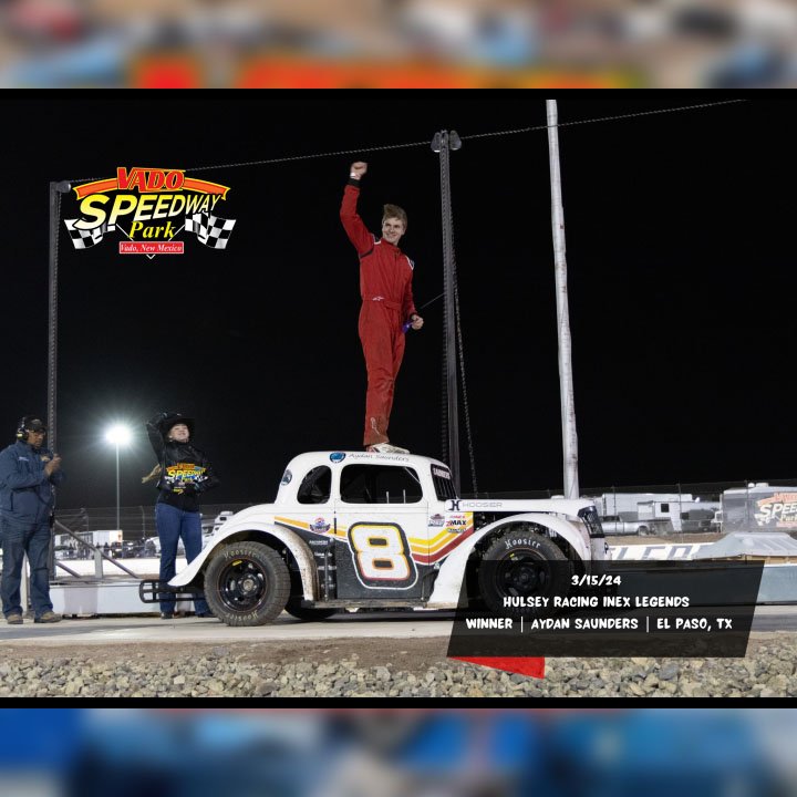 Aydan Saunders Picks Up Friday Victory at Vado Speedway Park - Legends ...