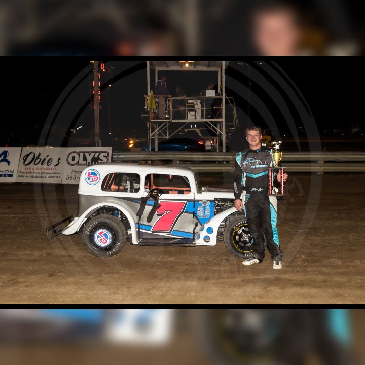 Jackson Lewis Victorious in Legends Feature Saturday at Maquoketa ...