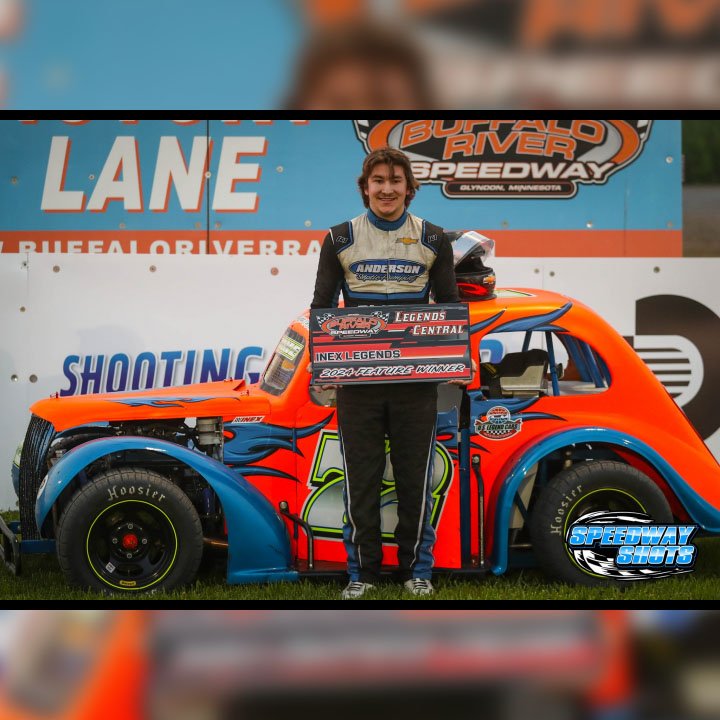 Tye Wilke Wins Sunday at Buffalo River Speedway - Legends Nation