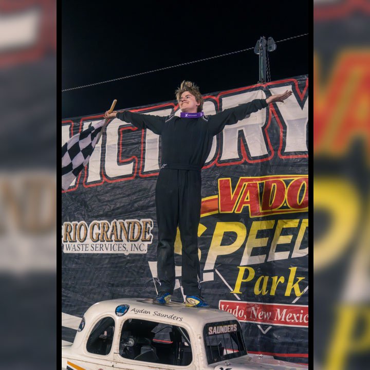 Aydan Saunders Returns to Victory Lane Saturday at Vado Speedway Park ...