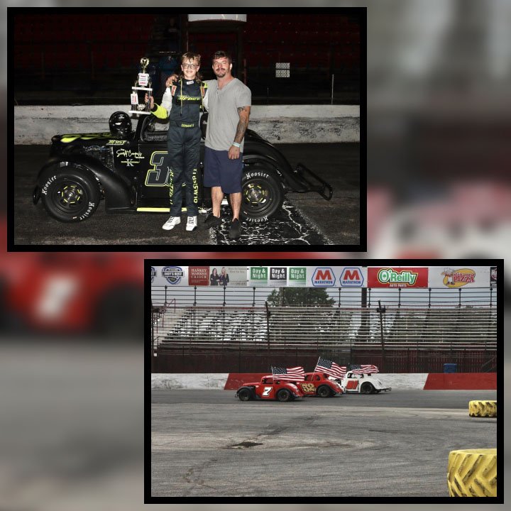 Max Olmsted II and Landon Hoffman Win Legends Races Friday at ...