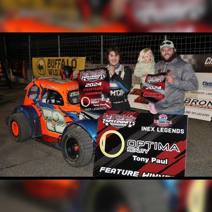 Tye Wilke Celebrates Victory Friday at Red River Valley Speedway ...