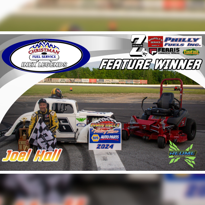 Joel Hall Picks Up Legends Victory Saturday at Evans Mills Raceway Park ...