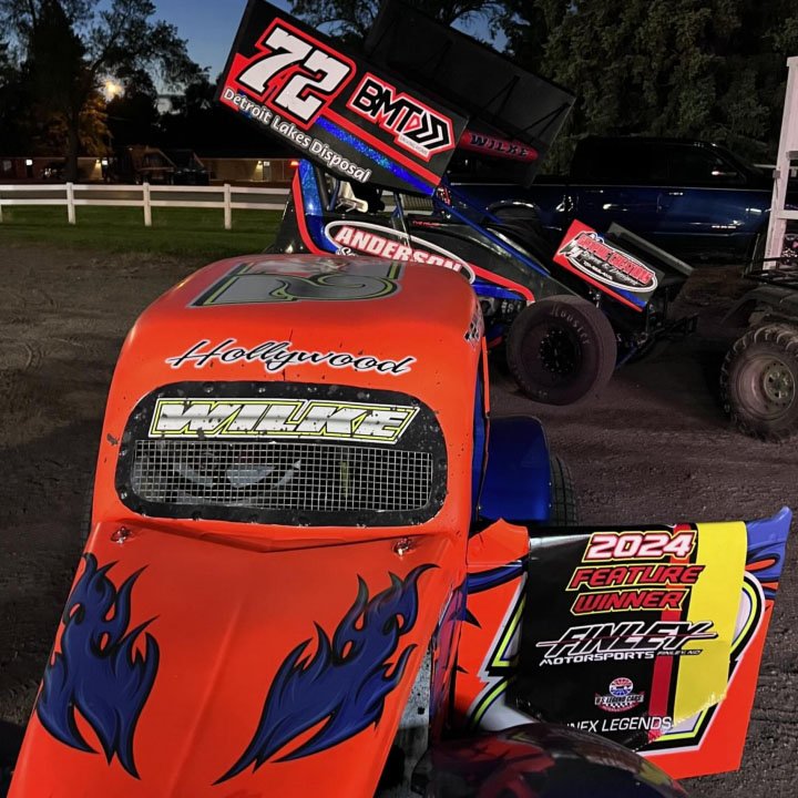 Tye Wilke Wins Legends Feature Thursday at Norman County Raceway ...