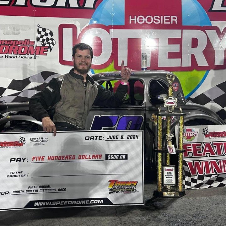 Cory Adams Victorious Saturday at Indianapolis Speedrome - Legends Nation