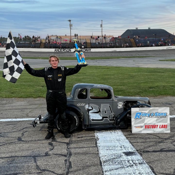 Sam Johnson Wins at Anderson Speedway Saturday - Legends Nation