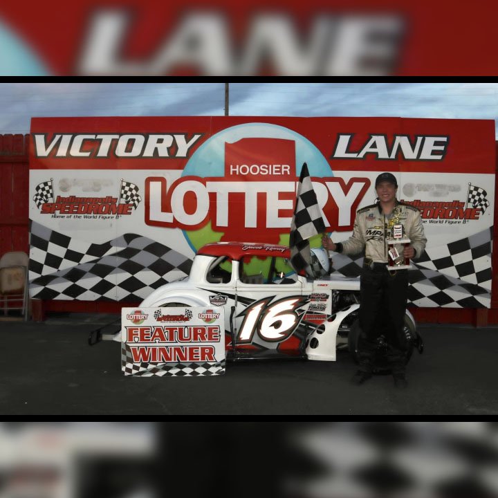 Jacob Kinney Wins Saturday Feature at Indianapolis Speedrome - Legends ...