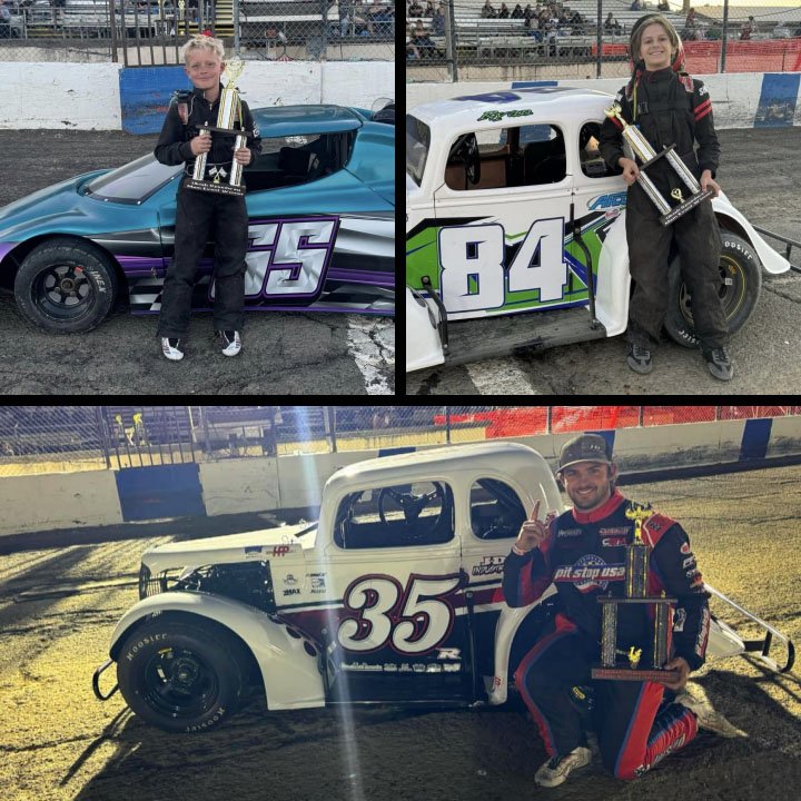 Meier, Doss, and Molina Win Saturday at Ukiah Speedway - Legends Nation