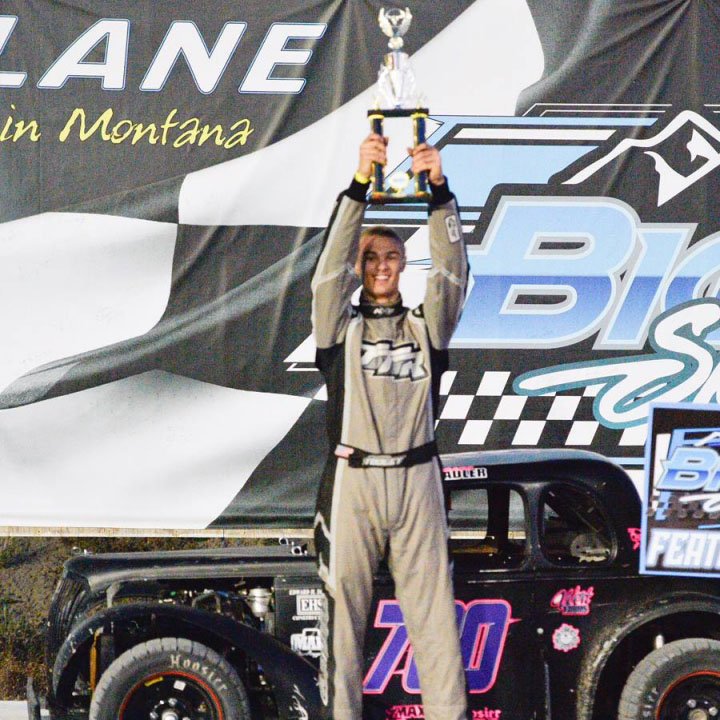 Gage Madler Saturday’s Legends Feature Winner at Big Sky Speedway ...