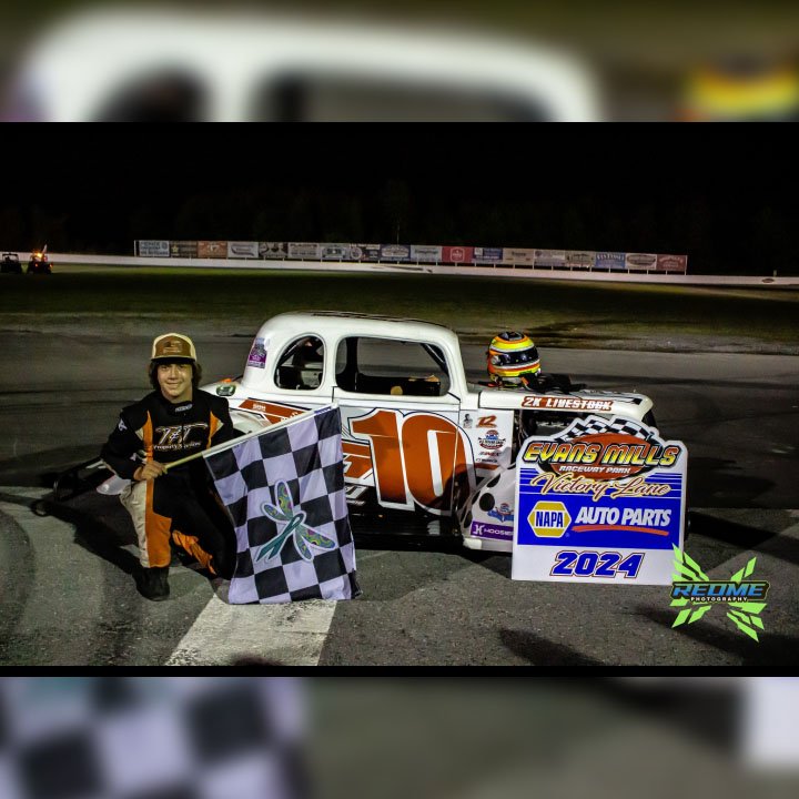 Brayton Malbeuf Wins Saturday at Evans Mills Raceway Park - Legends Nation
