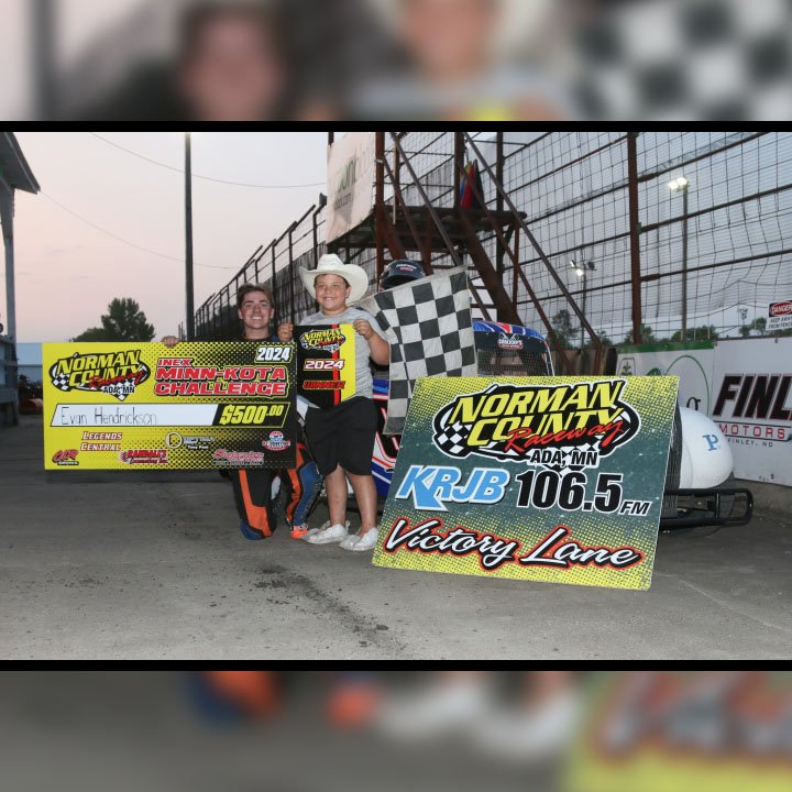 Evan Hendrickson Victorious in Legends Thursday at Norman County ...