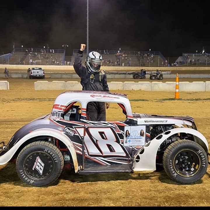 Quade Schoonover Wins Ohio Valley Legend Car Series Feature Saturday at ...