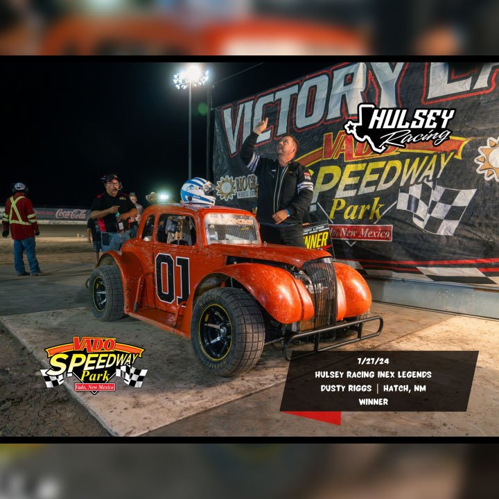 Dusty Riggs Drives to the Front to Win Saturday at Vado Speedway Park ...