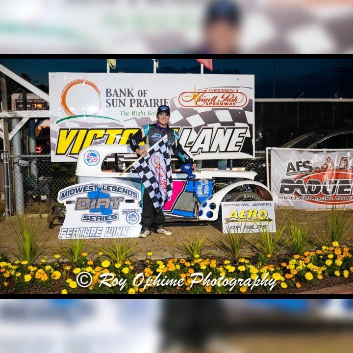 Jackson Lewis Wins Midwest Legends Dirt Series Feature Sunday at Angell ...