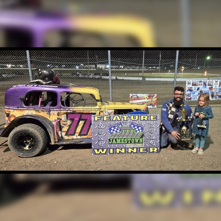 Preston Martin Drives to the Victory Saturday at Jamestown Speedway ...