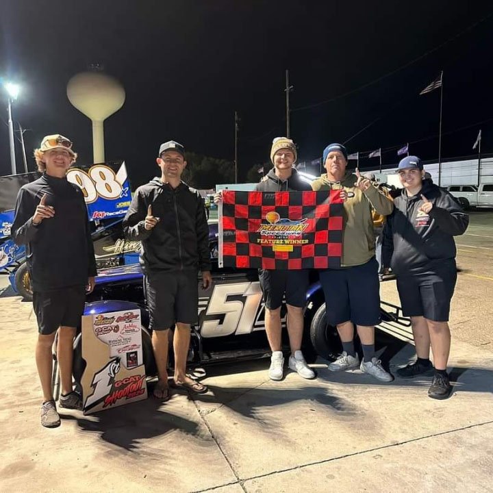 Brenden Ruzbarsky Wins Saturday’s Legends Feature at Meridian Speedway ...
