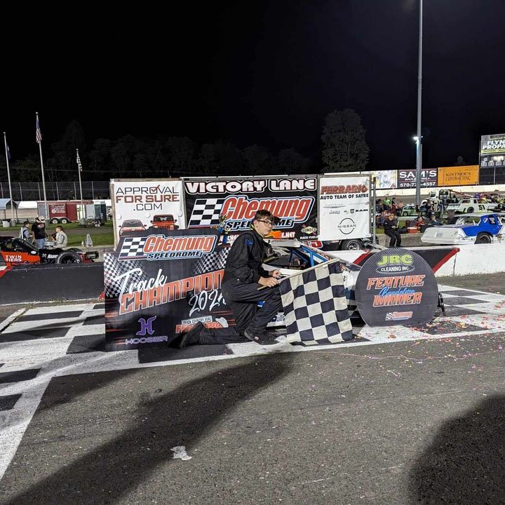 Easton Houghtaling Wins Friday’s Bandolero Feature at Chemung Speedrome ...