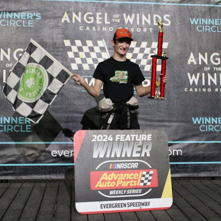 Braeden Wagar Victorious at Evergreen Speedway Saturday - Legends Nation