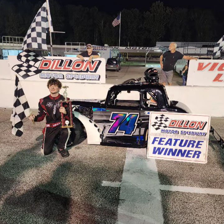 Sean McElearney Wins at Dillon Motor Speedway in Saturday Legends ...