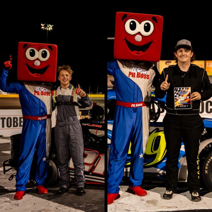 Wyatt Layne and Brody Whitbeck Winners Saturday at The Bullring at Las ...