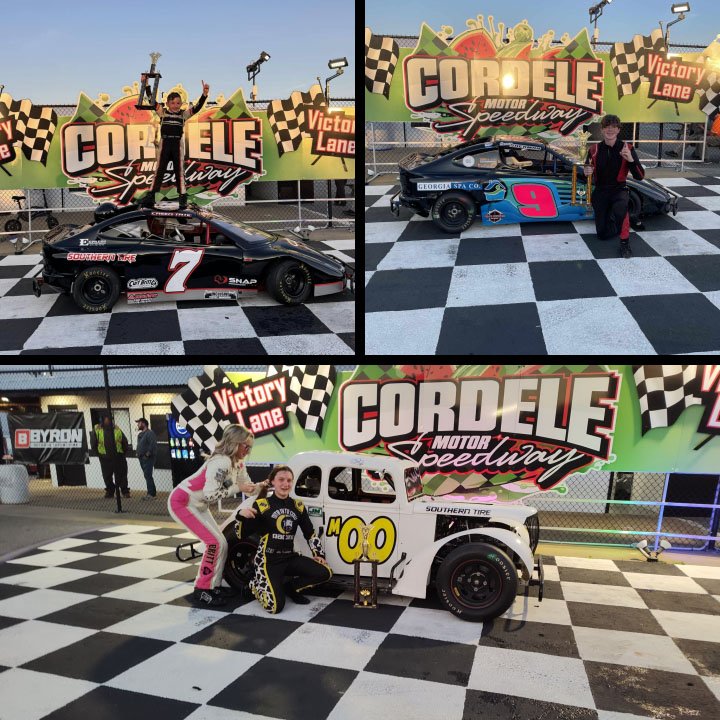 Winners at Cordele Motor Speedway on March 22 - Legends Nation
