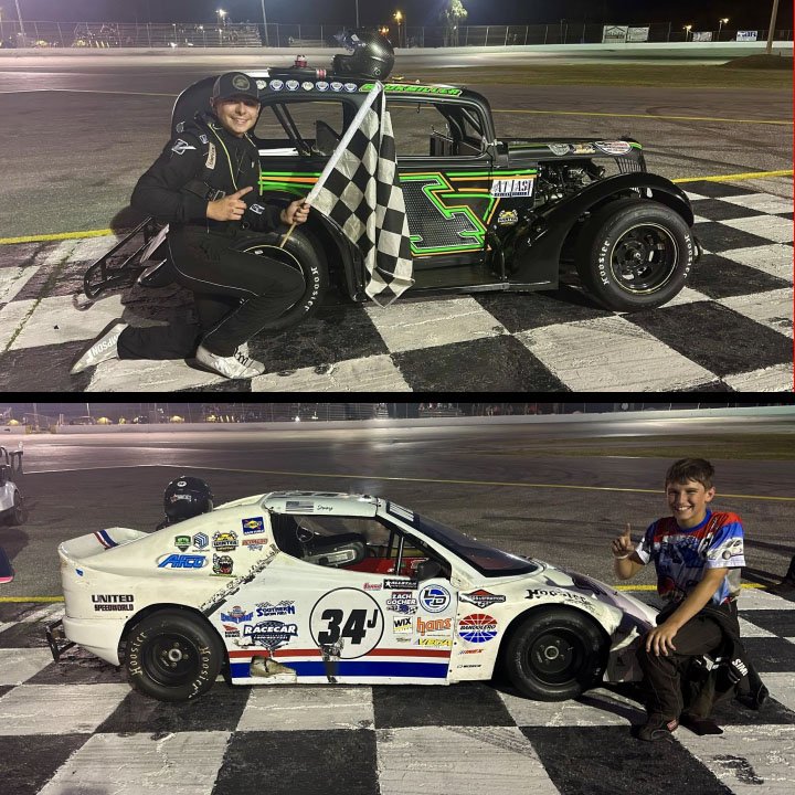 Bookmiller and Weiss Winners Saturday at Auburndale Speedway - Legends ...