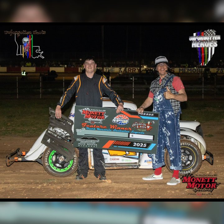 Chance Gilbert Victorious Friday at Monett Motor Speedway - Legends Nation