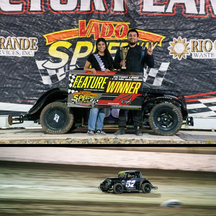 Allen Gutierrez Victorious Saturday at Vado Speedway Park - Legends Nation