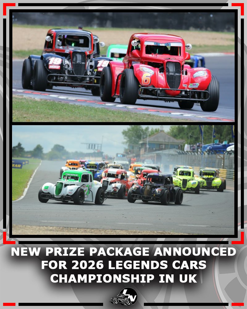 New Prize Package Announced For 2026 Legends Cars Championship ...